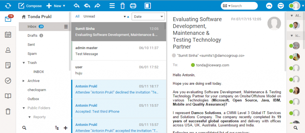 WebClient in IceWarp 11.3